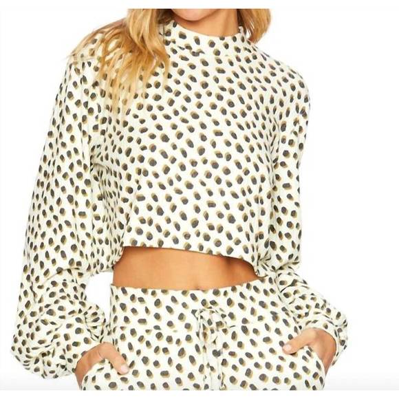 Beach Riot | Tops | New Beach Riot Riot Sweater Shadow Spot In Animal ...